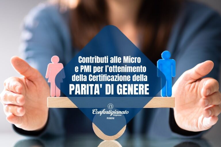 Certificazione parità di genere - Confartigianato Imprese Rimini